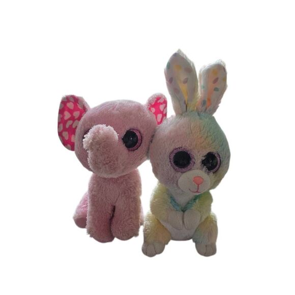 Ty | Toys | Ty Beanie Boos Bubby And Pink Sugar Elephant Silk ...
